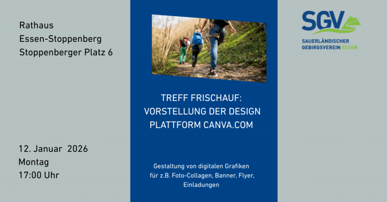 Treff Frischauf – Vorstellung der Design Plattform Canva.com – 12.01. ...